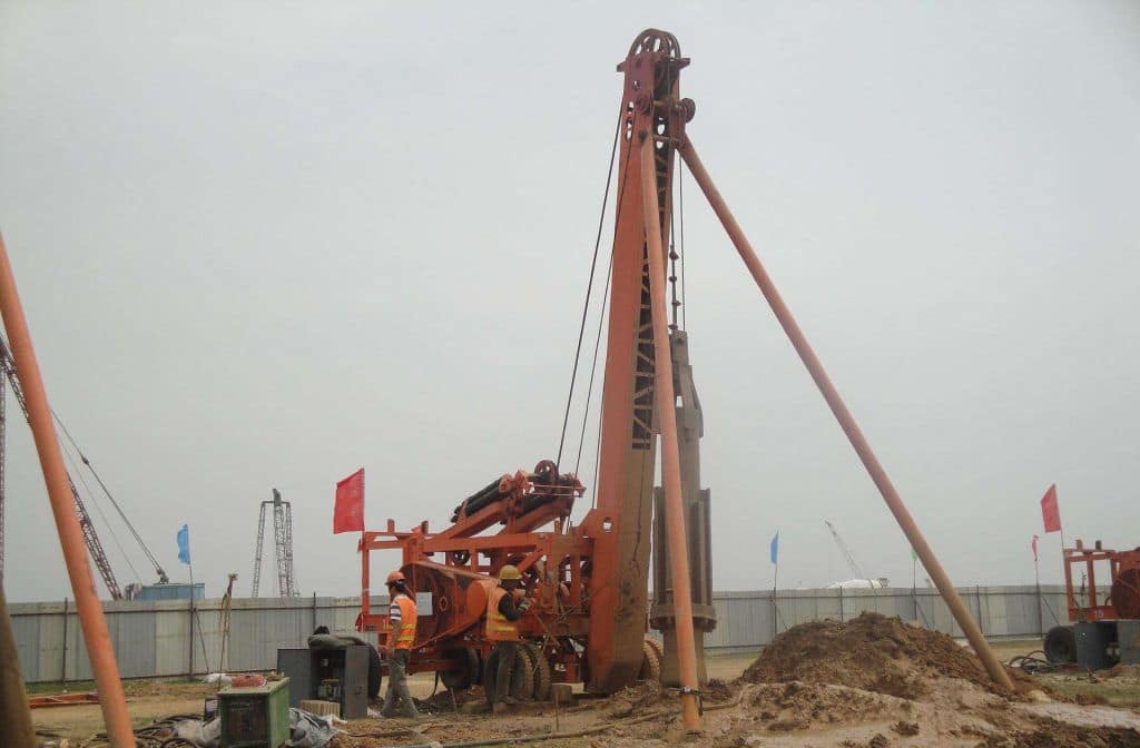 SP-8A Cable Percussion Drilling Rig For Large Boreholes 300m - Songte ...