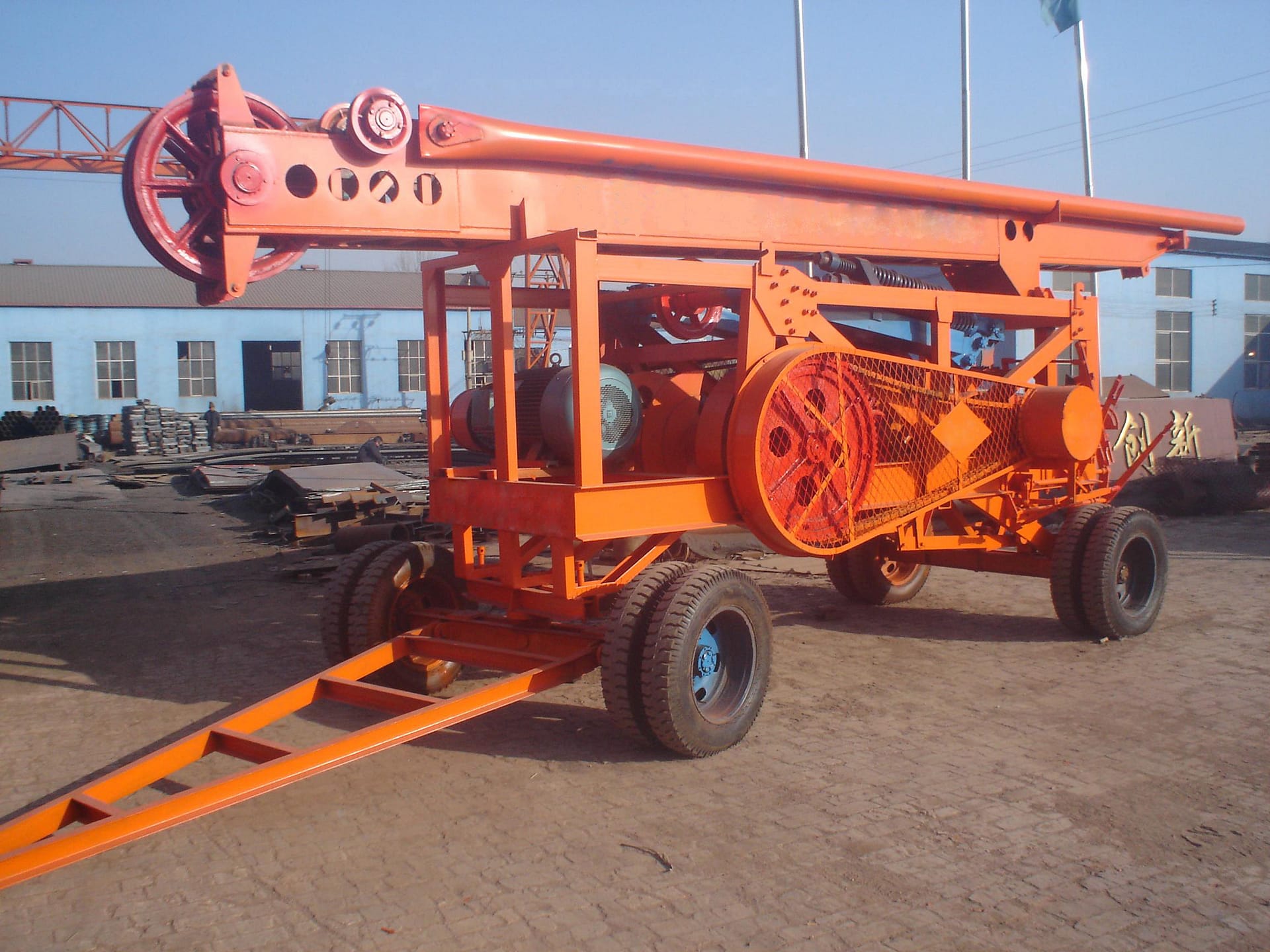 SP-8A Cable Percussion Drilling Rig For Large Boreholes 300m - Songte ...