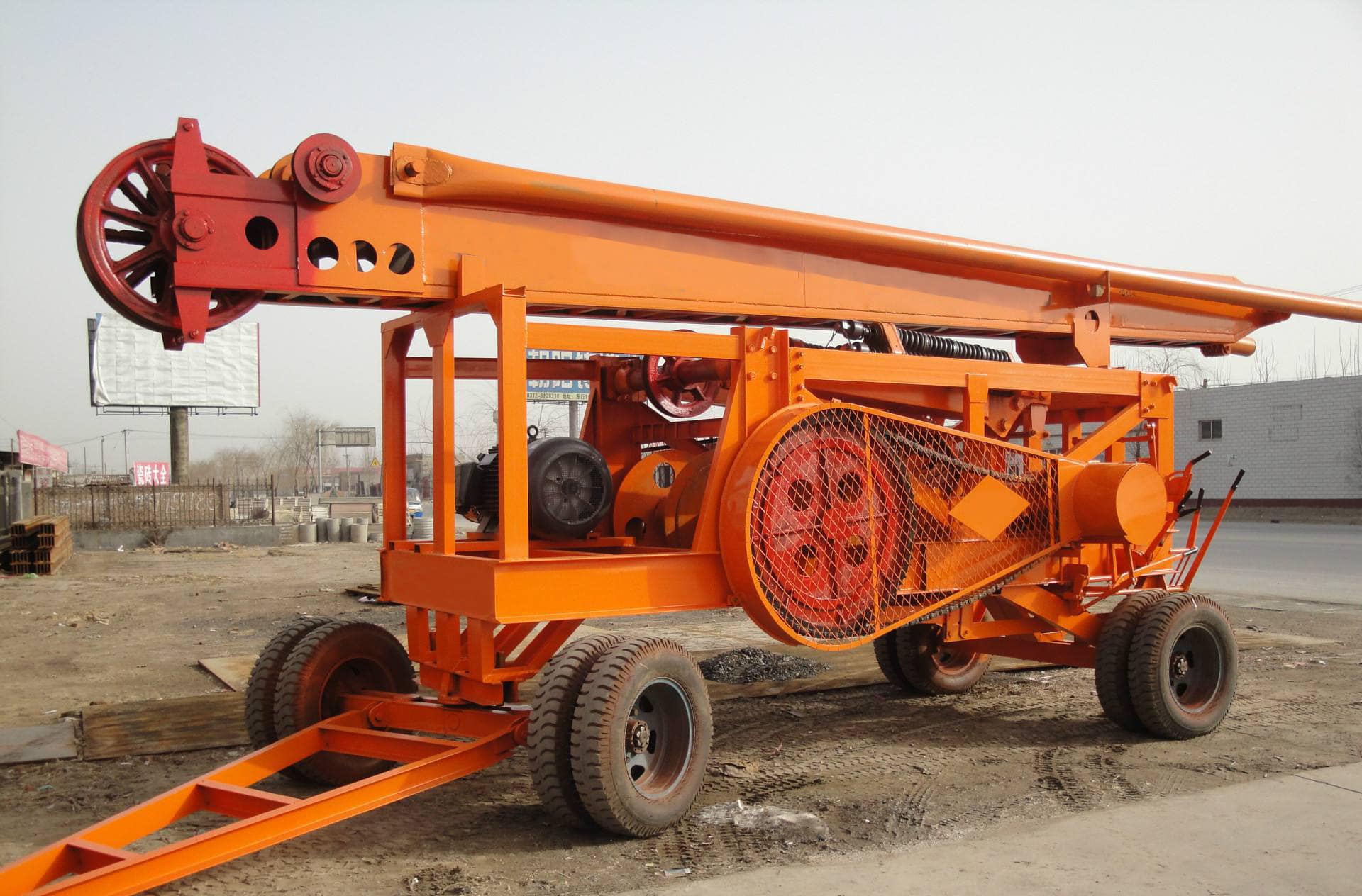 SP-8A Cable Percussion Drilling Rig For Large Boreholes 300m - Songte ...