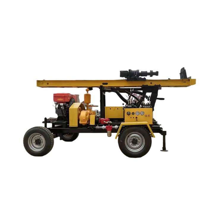 120m Trailer Water Well Drill Rig Small Borehole Drilling Rig (SW-120MT ...
